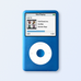 Bluetooth modded iPod Classic 7th Gen Blue upgraded SDXC Personalised ...